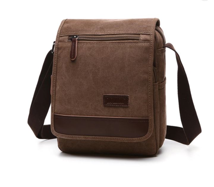 Canvas Messenger Bag - Medium (Tall Style) – Jax Bags