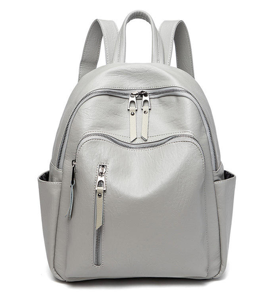 Womens Mid Size Vegan Leather Fashion Backpack – Jax Bags